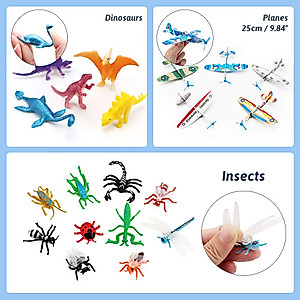 nicknack 120pcs Pinata Filler Toys Party Favor Assortment for Kids Birthday Prizes Box Toy for Classroom Rewards,Treasure Box Prizes,Carnival Prizes