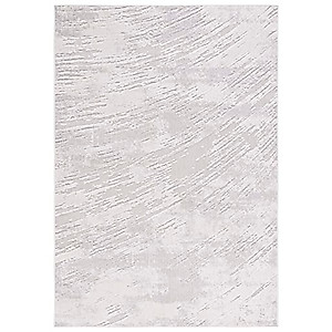 Safavieh Cabana Collection 9' x 12' Grey/Ivory CBN504F Indoor/Outdoor Waterproof Washable Mudroom Backyard Patio Area Rug