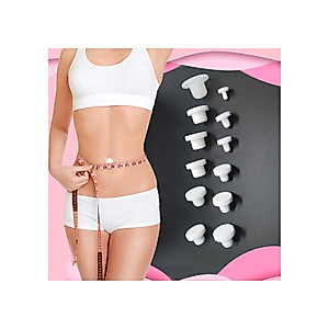 IKJNMLP 12PC Belly Button Shaper Silicone Belly Button Plug Post Tummy 12PCS Different Sizes