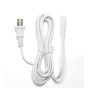 [UL Listed] OMNIHIL White 10 Feet Long AC Power Cord Compatible with Sonos Arc