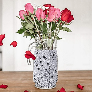 Diamond Table Confetti Party Toy Decorations for Weddings, Bridal Shower, Birthdays, Graduations, Home, and more. 800 COUNT, 4 Carat/8mm Jewels