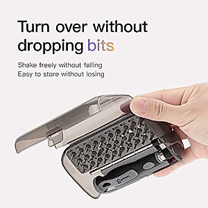 32-in-1 Precision Screwdriver Set, Mini Screwdriver Set Tool Kit, Non-Slip Handle Magnetic Screwdriver Set for DIY Enthusiasts, Screwdriver Bit Set for Computer, Laptop, Phone, Watch, Electronic