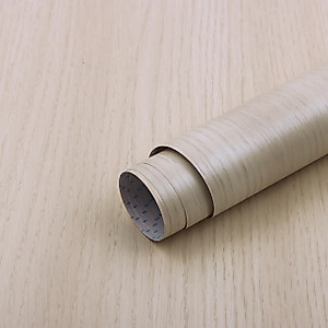 Ismoon 17.5"x78.7" Peel and Stick Wallpaper Wood Contact Paper Modern Wood Thicken Waterproof Contact Paper Self Adhesive Wallpaper Removable Wallpaper Cupboard Drawer Liner Vinyl Roll