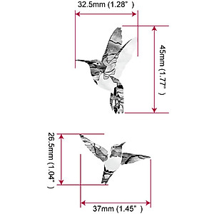 Inlay Sticker Decal for Guitars, Bass & Ukuleles - Dancing Hummingbirds