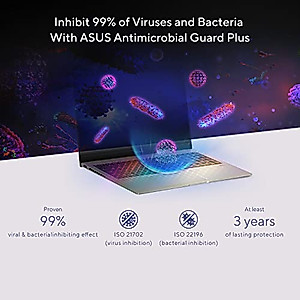 ASUS Zenbook 15 OLED Laptop, 15.6” OLED 2.8K Display, AMD Ryzen 7 7735U CPU, AMD Radeon Graphics, 32GB RAM, 1TB SSD, Windows 11 Home, Basalt Grey, UM3504DA-DS76