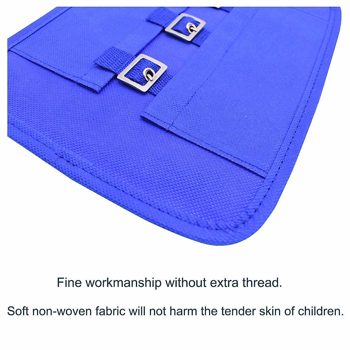 YIISUN Busy Board Early Learning Basic Life Skills Learn to Dress Boards-Button,Zip,Lace,Buckle,Tie,Snap 6 Pcs/Set