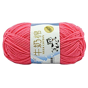 50g DIY Soft Milk Cotton Fiber for Knitting Sweater Blanket Scarf Crochet Knitting Yarn Ball