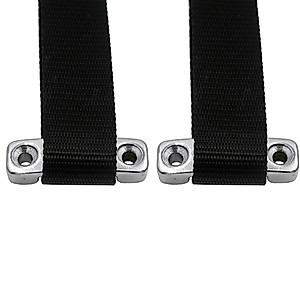 YYST Cooler Tie-Down Kit Strap Improved Cooler Straps Compatible with Yeti RTIC Igloo Coleman Coolers W SS 316 Buckle and 316 Deck Loop to Keep Your Cooler Secured - No Cooler – Type B (2)