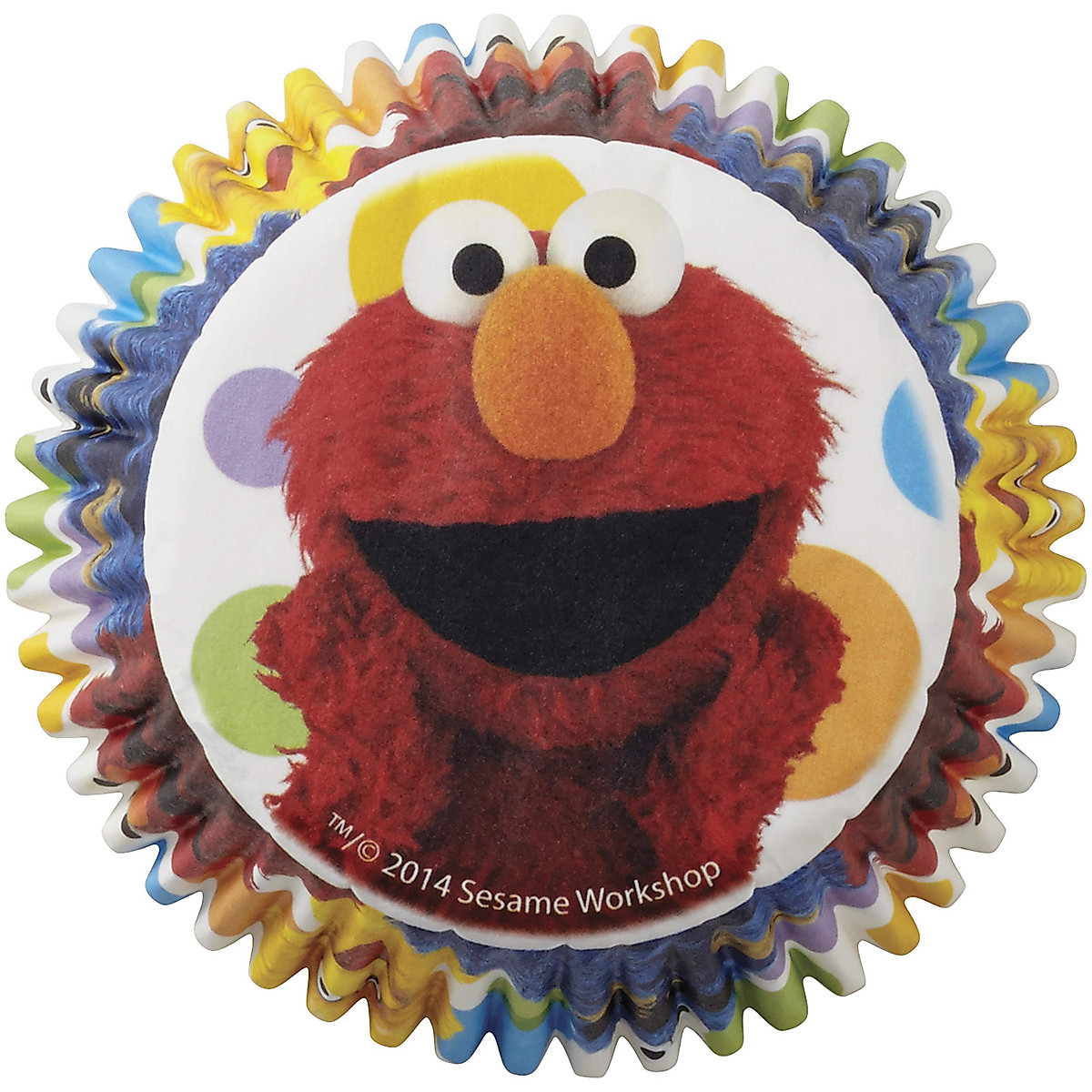 Wilton 50 Count Sesame Street Cupcake Liners, Multicolor