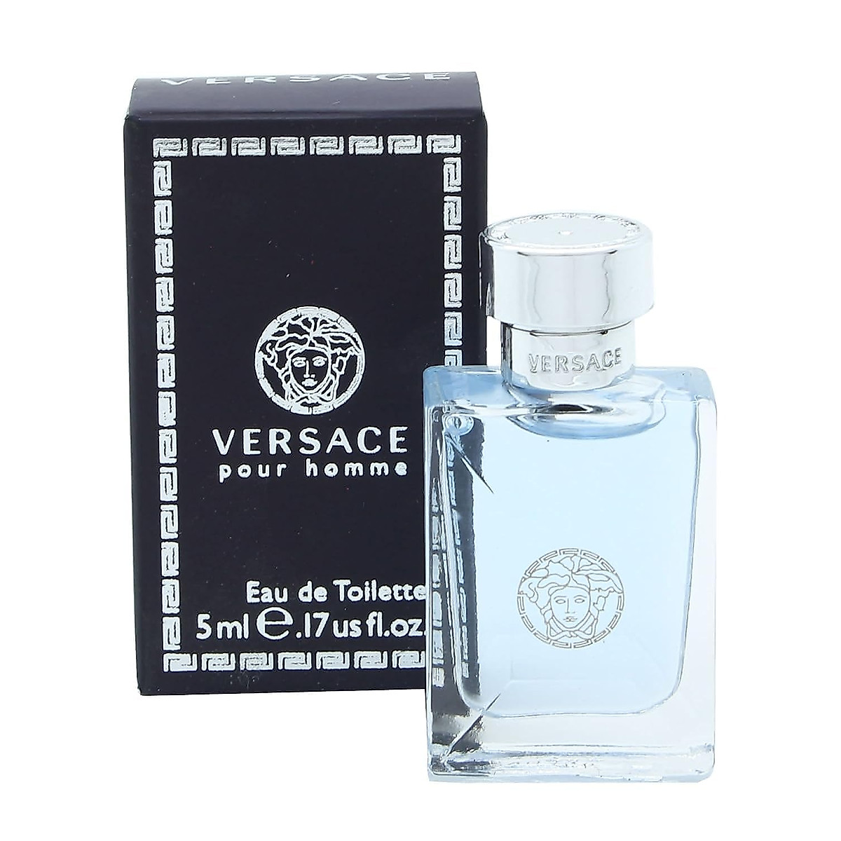 VERSACE POUR HOMME by Versace 0.17 oz Eau De Toilette MINI SPLASH NEW Box Men