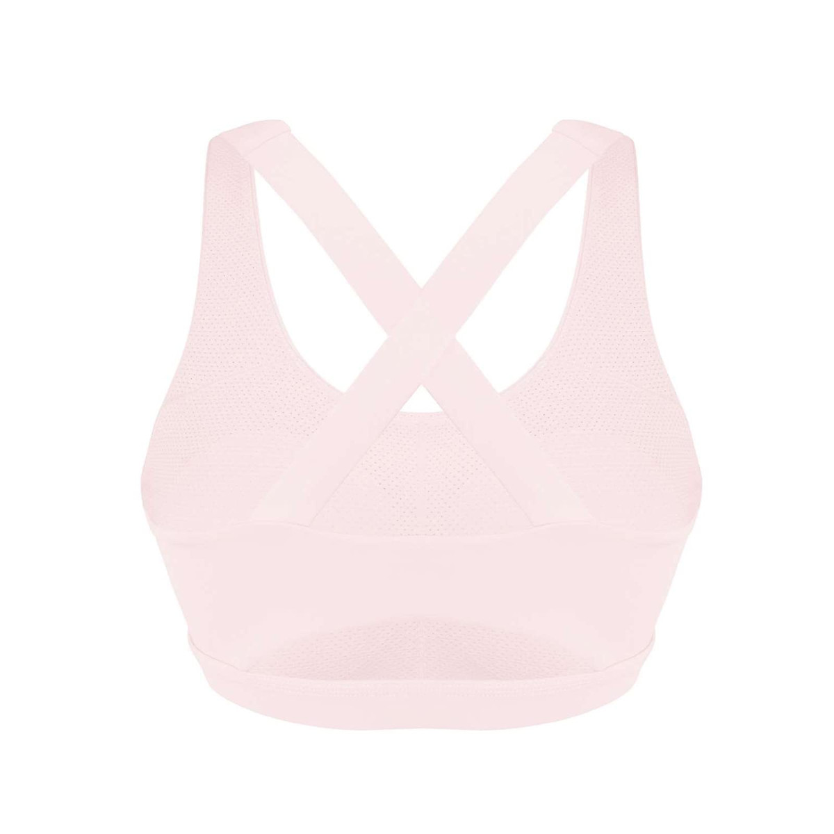 songful Sports Bras for Women, Medium Support Cami Bras No Underwire Seamless Bras with Removable Pads Light Pink