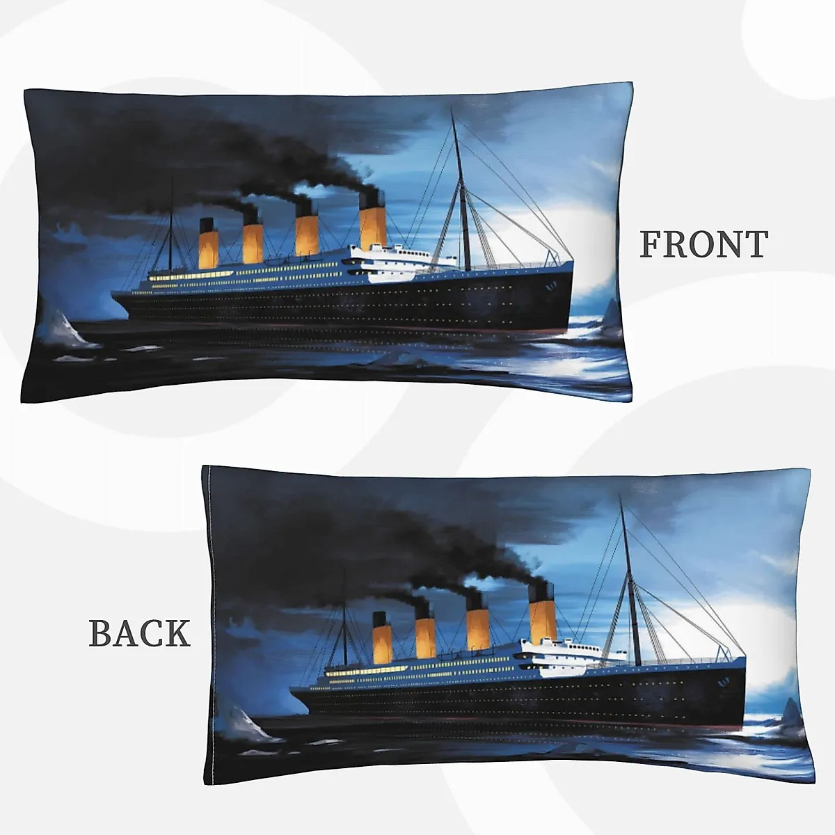 1 Pack Pillow Covers Super Soft Pillow Cases Rectangle Decorative Throw Pillowcase with Envelope Closure Wrinkle Fade and Stain Resistant 20x36