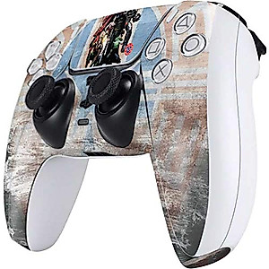 Skinit Decal Gaming Skin Compatible with PS5 and Compatible with PS5 Digital Edition DualSense Controller - Officially Licensed Warner Bros Justice League Heros Design