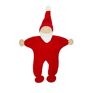 Under the Nile Organic Cotton Baby Buddy Santa Toy