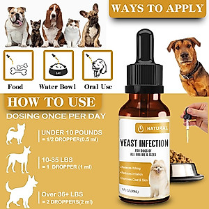 SZYCKJGS Yeast Infection Treatment for Dogs | Dog Yeast Infection Treatment Paws | Dog Itch Relief | Supports Healthy Itch Relief, Inflammation Relief, Allergy Relief & More