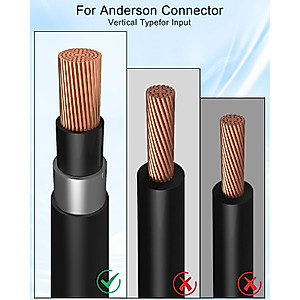 20FT 10AWG Solar Panel Extension Cable Fit for Anderson Adapter and Solar Connector, Solar Panel Charging Cable with Female and Male Weatherproof Connectors Fit for Anderson Generator Power Station