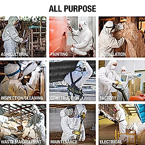 Heavy Duty All Purpose Coverall, Engineered for Maximum Protection & Comfort (Single X-Large Coverall) by Tiger Tough