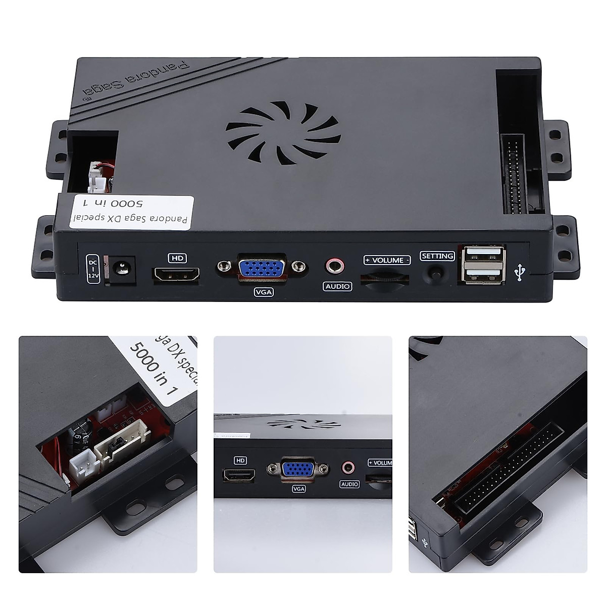 5000 in 1 - Pandora Box DX Special Version Arcade Board Full DIY KIT Up to 4 Players DIY Kit Support Download Games with Buttons Harness Cable