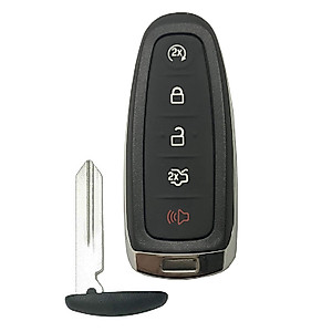 Horande Replacement Key Fob Cover Case fit for Ford Escape Edge Explorer Focus Flex Taurus Fusion Lincoln MKS MKT MKX CMX Keyless Entry Key Fob Shell