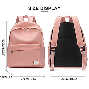 coowoz College Backpack Black Backpack College Bags For Women Men Travel Rucksack Casual Daypack Laptop Backpacks(Pink3)