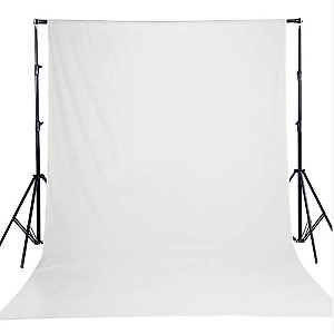 5X7ft Solid White Chromakey Photography Backdrop Video Studio White Portrait Background for Photo Studio Prop