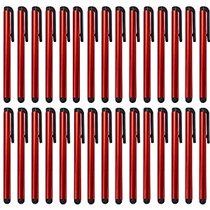 Premium 30 Pack Stylus Compatible with Sony SRS-XB13/B Short Slim Touch Medium Tip Pen for All Capacitive Touch Medium Tip Screens