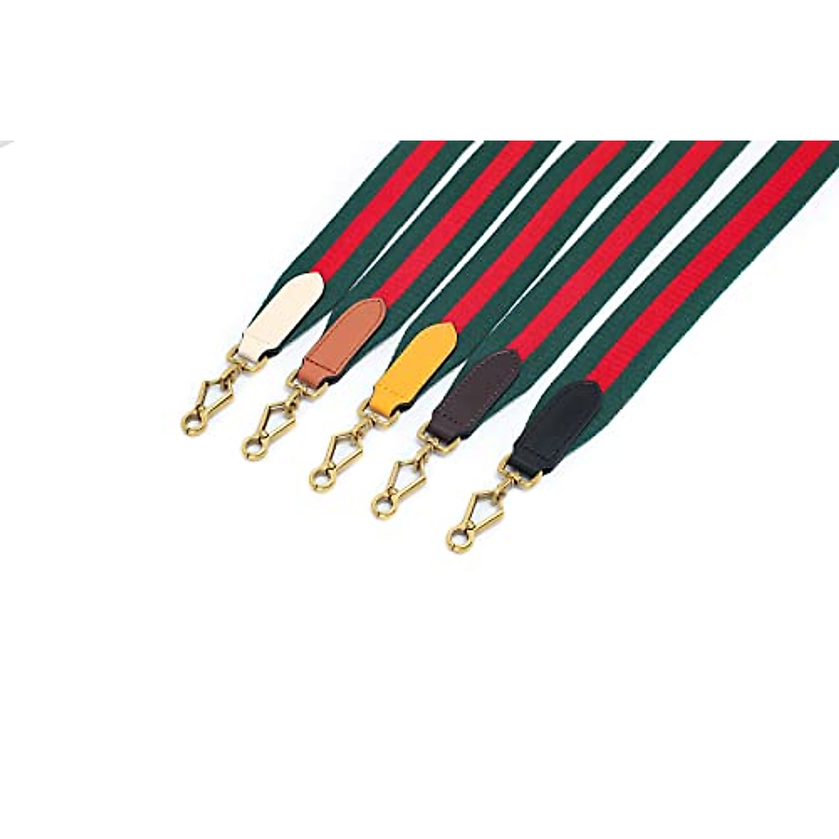 GOXTECH Wide Shoulder Strap Adjustable Replacement Crossbody Purse Handbag (Orange Leather Head )