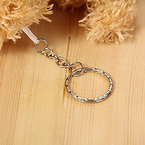 Cute Stuffed Animal Dog Plush Animal Keychain, Fashion Accessory Backpack Clips, Kindergarten Gift, Handbag Pendant, 5 inch (Gold)