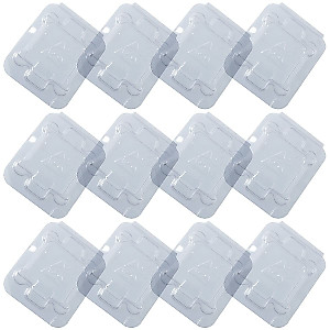 ToToT 14pcs Universal CPU Protection Box 5.5x6.5cm Computer CPU Case Tray Flip Top Container LGA1150 / 1151/1155/1156 i3 i5 i7 CPU Intel Protector Cover