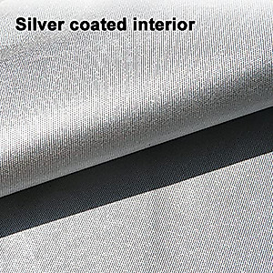 Swing Canopy Replacement, 3 Seater Patio Swing Cover Waterproof Replaceable Swing Canopy,Swing Ceiling Replacement Cover,210D Silver-Coated Oxford Fabric