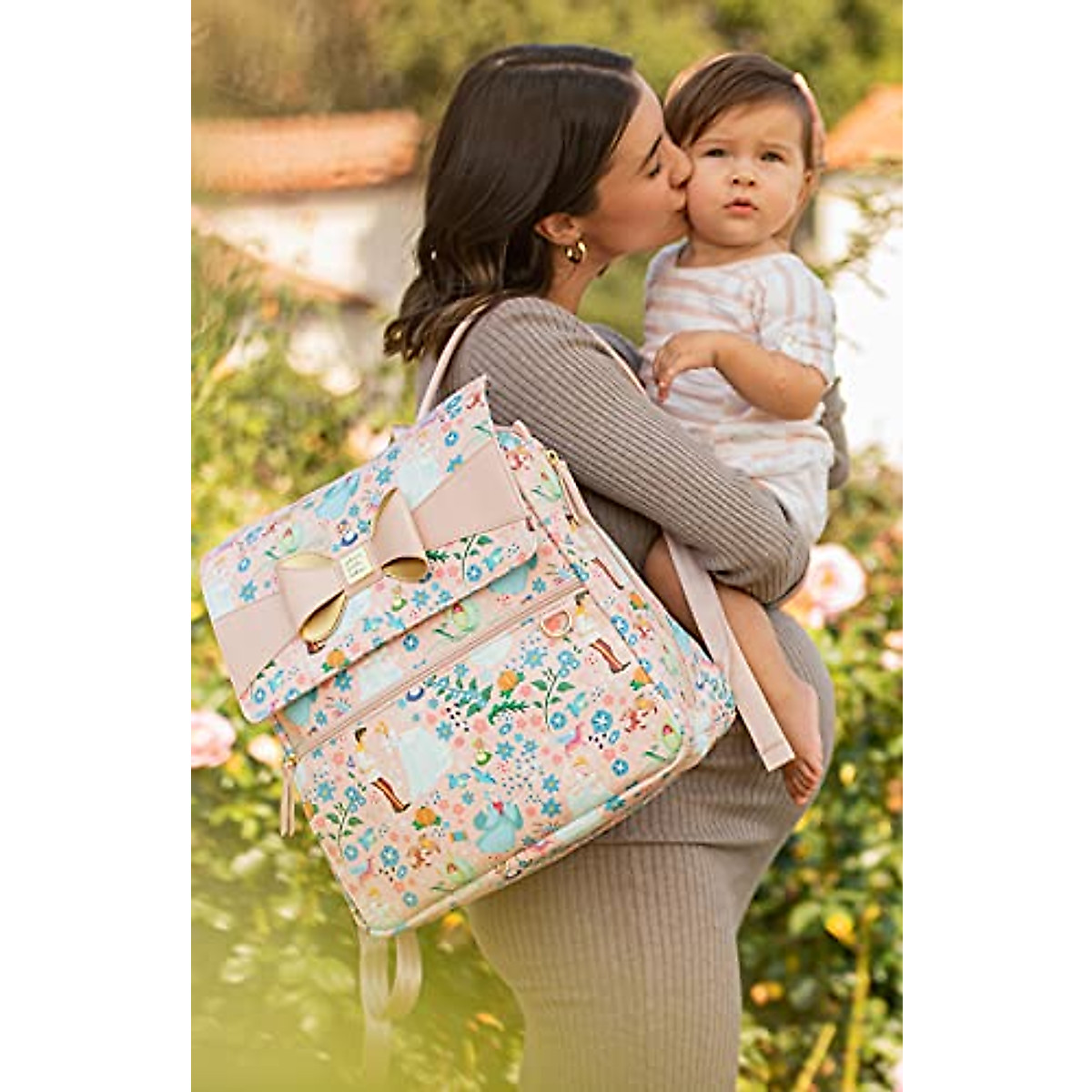 Petunia Pickle Bottom Meta Backpack | Baby Bag | Diaper Bag Backpack for Parents | Stylish Bag and Organizer | Comfortable, Spacious & Sleek Backpack for On The Go Moms and Dads| Disney's Cinderella