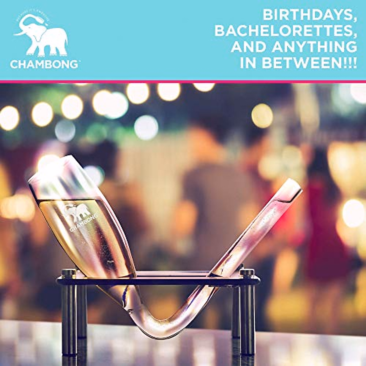 Chambong – Holder for Easy Refills - Premium Wood Stand Holds 2 Pieces