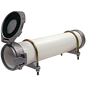 Buyers Products CC400 PVC Conduit Carrier Kit, 4 Inch Diameter, Mounting Hardware Included, Spring-Loaded Latch, Weather-Resistant Door Gasket