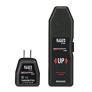 Klein Tools ET300 Circuit Breaker Finder, Finds Electrical Circuit Breaker of 120V Standard Electrical Outlet