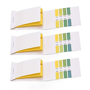 3 Sets PH Test Strips, Amniotic Fluid Test Strip Maternity Home High Sensitivity Feminine PH Test Strips Test Paper Extensive Test Paper Litmus Test Paper PH Soap Making Testing