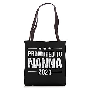Promoted To Nanna Est 2023 For Women - Funny New Grandma Tote Bag