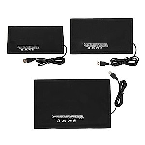 plplaaoo Reptile Heating Pad,Constant Temperature Under Tank Terrarium Warmer Heating Mat, Adjustable Temperature Under Tank Terrarium Heater, Heat Mat for Turtle Snake Frog Lizard Small Animals(L)