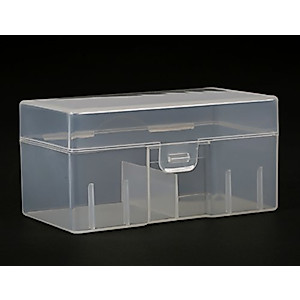 Whizzotech 9 Volt Battery Storage Case Holder Organizer Box Container for 9V Battery (Pack of 1)