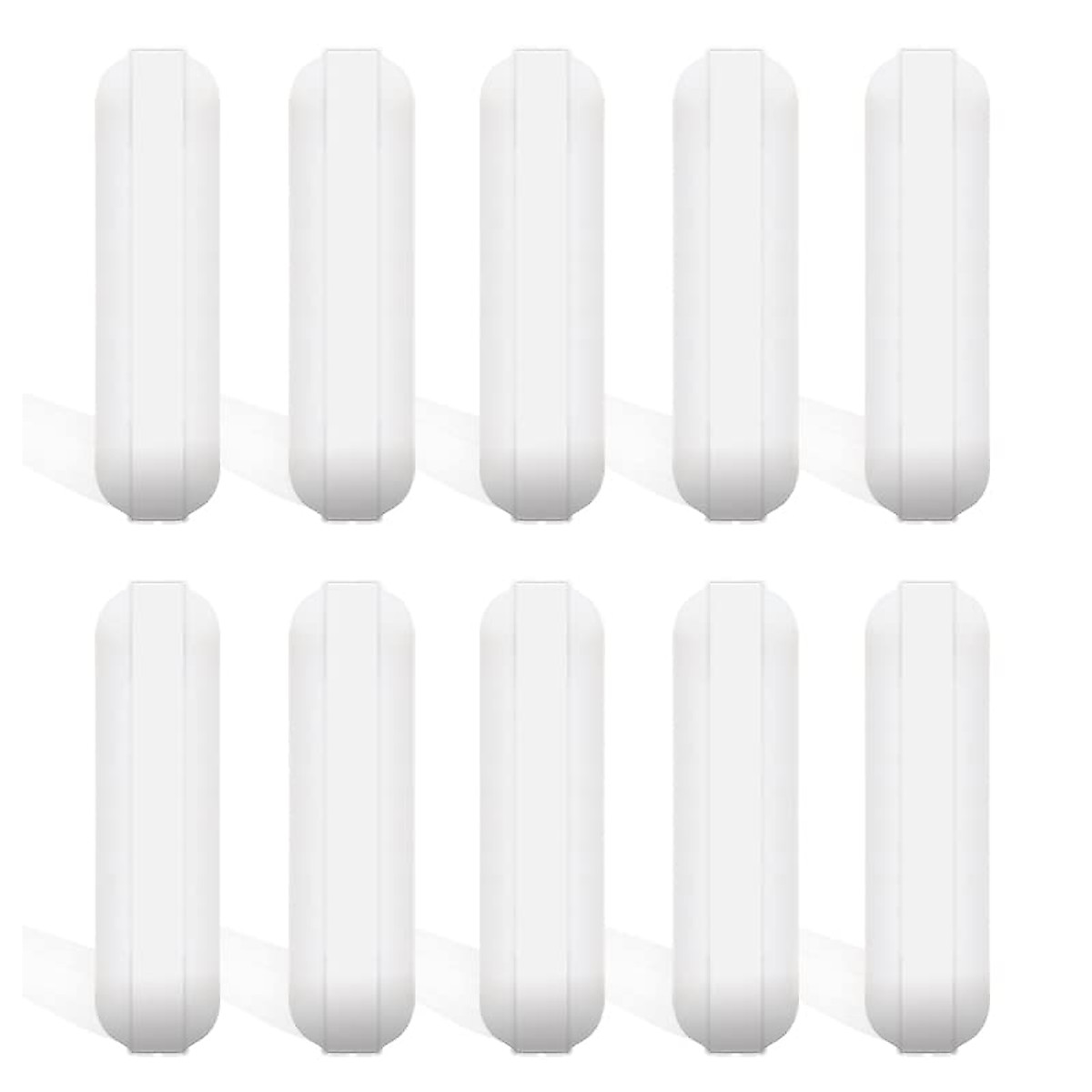 10 Pcs 30mm(1.18 inch) PTFE Magnetic Stirrer Mixer Stir Bar,White Color,Laboratory Bar,Stir Plate Bar,Stir Plate Magnet,Stir Rod Magnetic