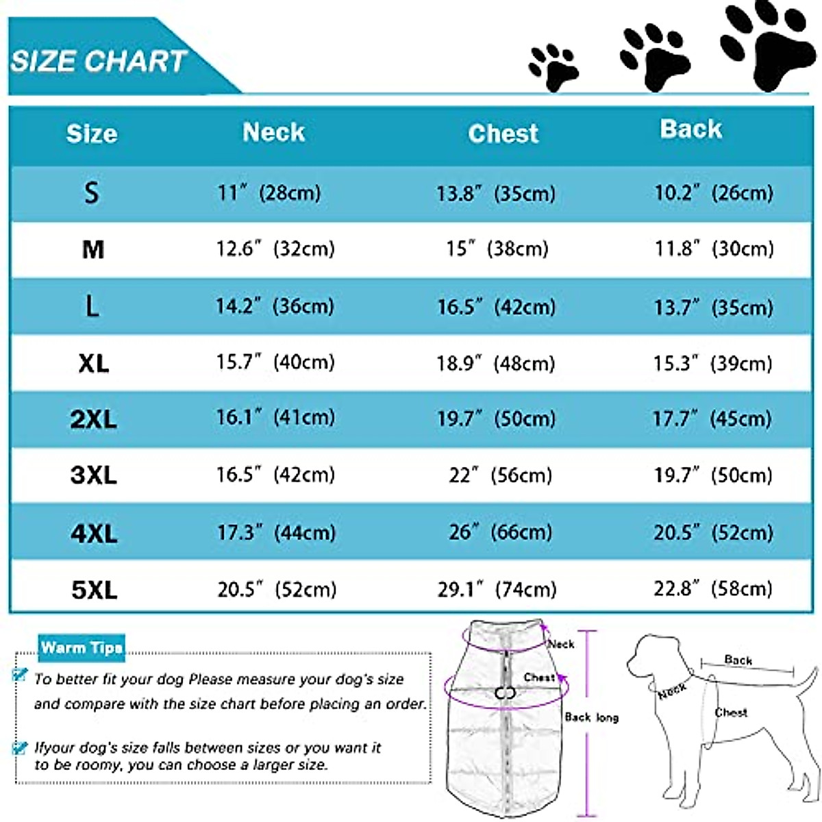 DoggieKit Dog Winter Coat-Windproof Cozy Dogs Jacket Warm Vest for Cold Weather,Waterproof Soft Padded Pet Clothes with Dual D-Ring Apparel for Puppy Small Medium Large Dogs