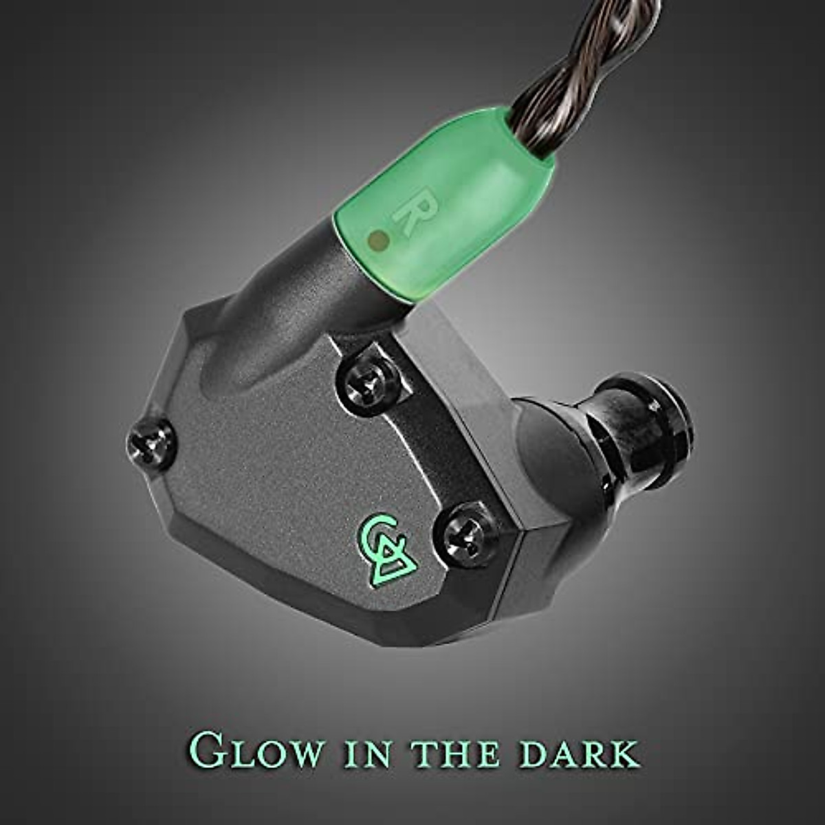 Campfire Audio Holocene in Ear Monitor | IEM Audiophile Earbud | MMCX Smoky Litz Detachable Audio Cable | Glow in The Dark in Ear Headphone