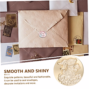 EXCEART 1pc Wax Seal Envelope Seal Stamp Animal Wax Stamp Wax Letter Seal Bunny Envelope Stamp Easter Bunny Vintage Seal Stamp Wax Stamp Seal Animal Stamps Brass Office Old Fashioned Suite