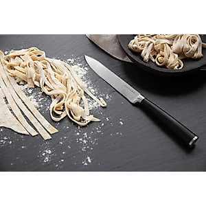 Ginsu Chikara 8 piece Bamboo block Knife Set, Black