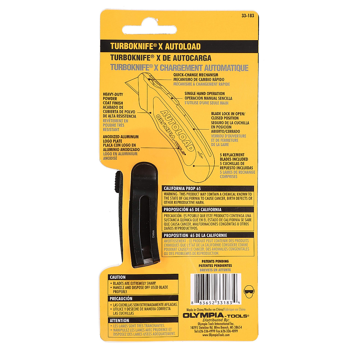 Olympia Tools 33-183 Turboknife by Autoload