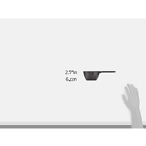 Lodge Cast Iron Silicone Brush Melting Pot, 15.2 oz, Black