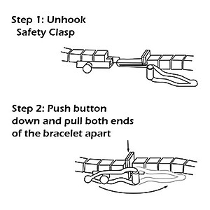 MDFUN 18k White Gold Plated Tennis Bracelet, 6 Inch Charm Cubic Zirconia Gemstone Bracelet for Women