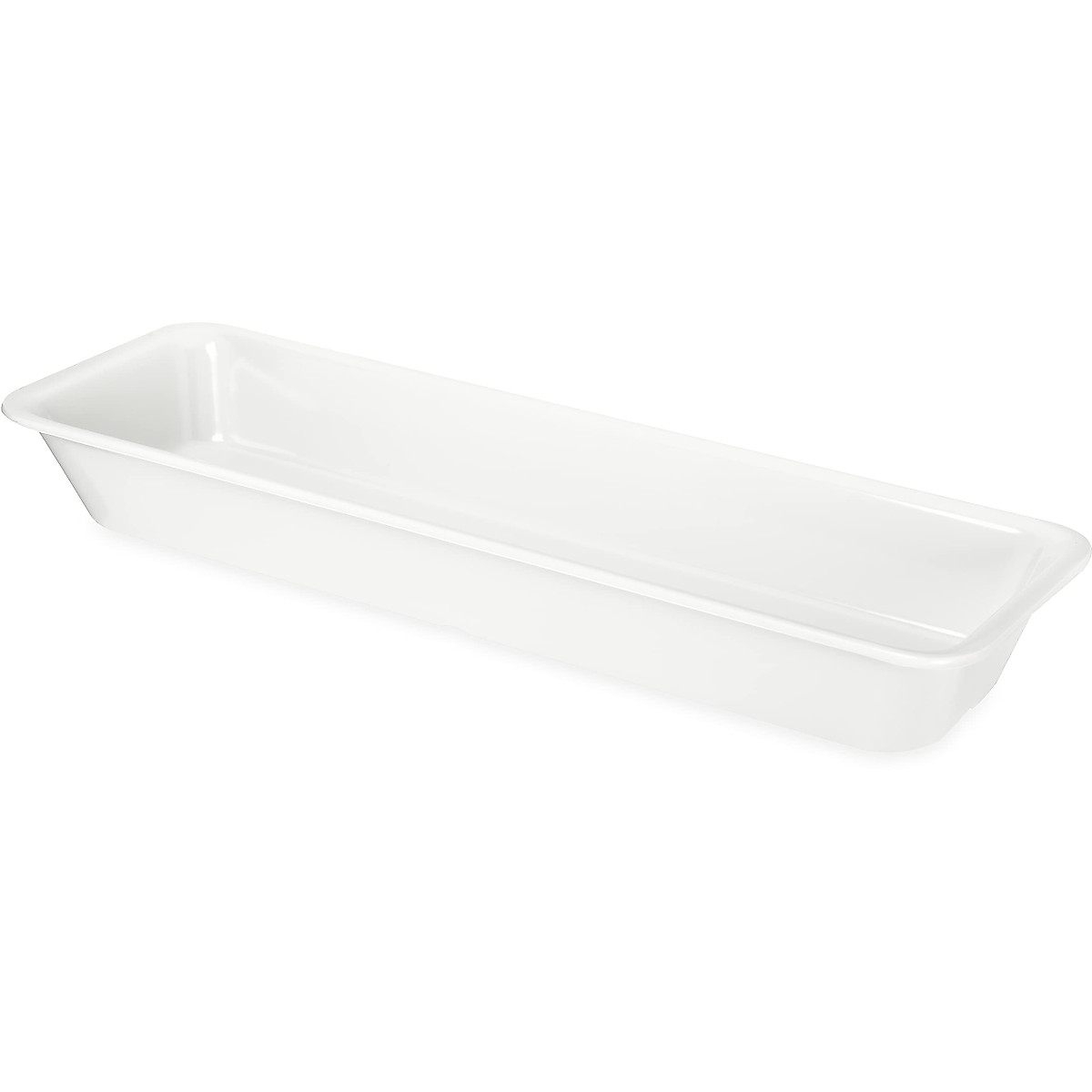 Carlisle FoodService Products 5552837 Balsam Melamine Half-Size Long Food Pan, Bavarian Cream