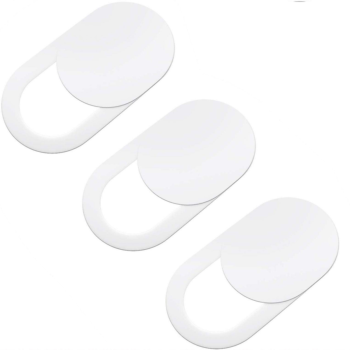 Privacy Camera Cover Security Blocker Webcam Closure for Galaxy A72, A52, A42, A32, A12 - White Compatible with Samsung Galaxy A72, A52, A42, A32, A12