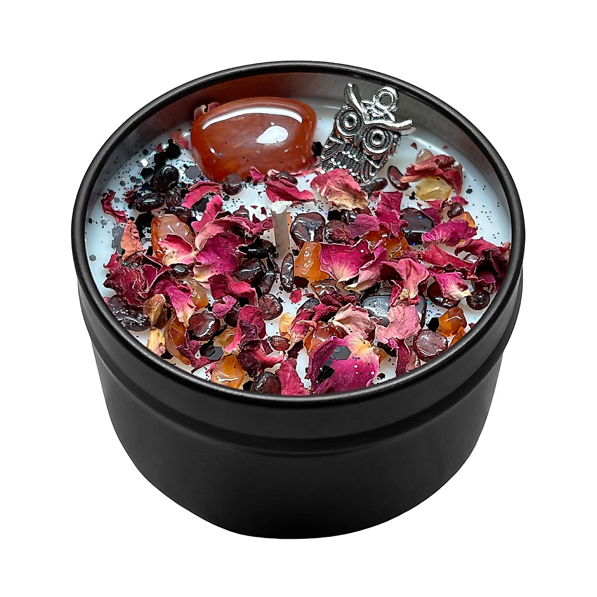 Lilith Candle | Witchcraft Pagan Witch Herbal Intention Dark Moon Goddess Lilit Temptress Spell Ritual Altar Devotee Offering Scented Gift