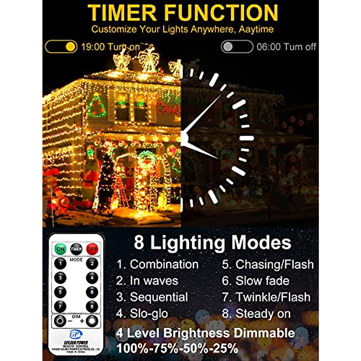403ft Christmas String Lights Outdoor, 1000 LED Super Long String Lights with Remote 8 Modes & Memory Timer Green Wire Twinkle Fairy Lights Decor for Home Xmas Party Wedding Garden